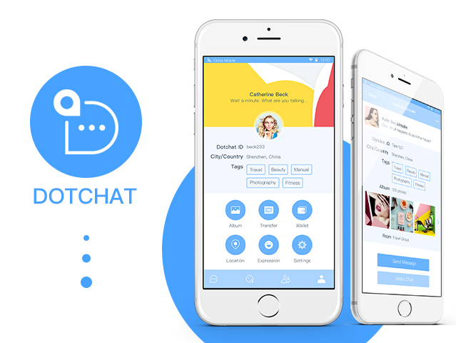 Dotchat APP Design ( Wechat redesign？)_linyasue-站酷ZCOOL