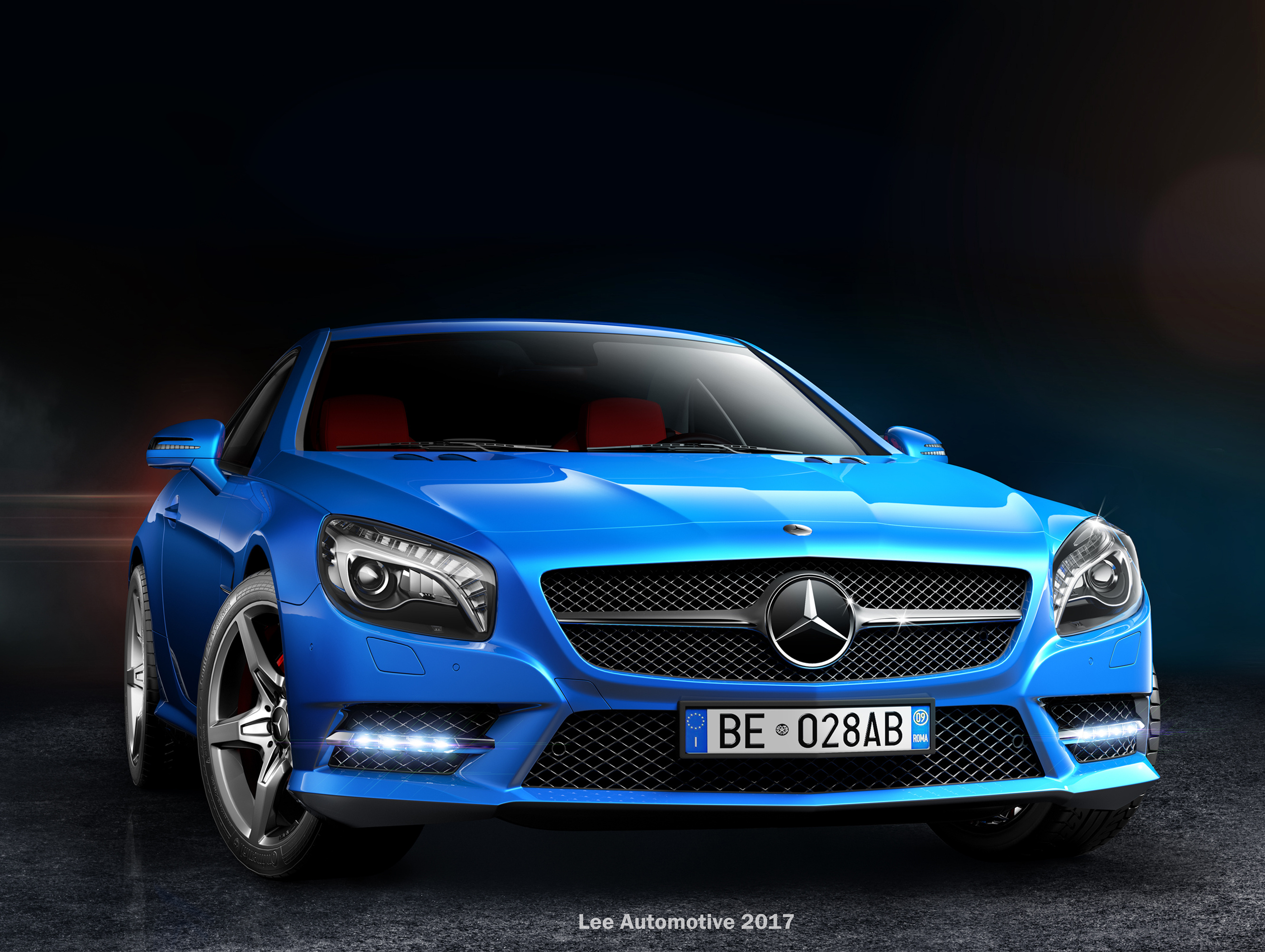 Mercedes-Benz SL 350_Running_hen-站酷ZCOOL