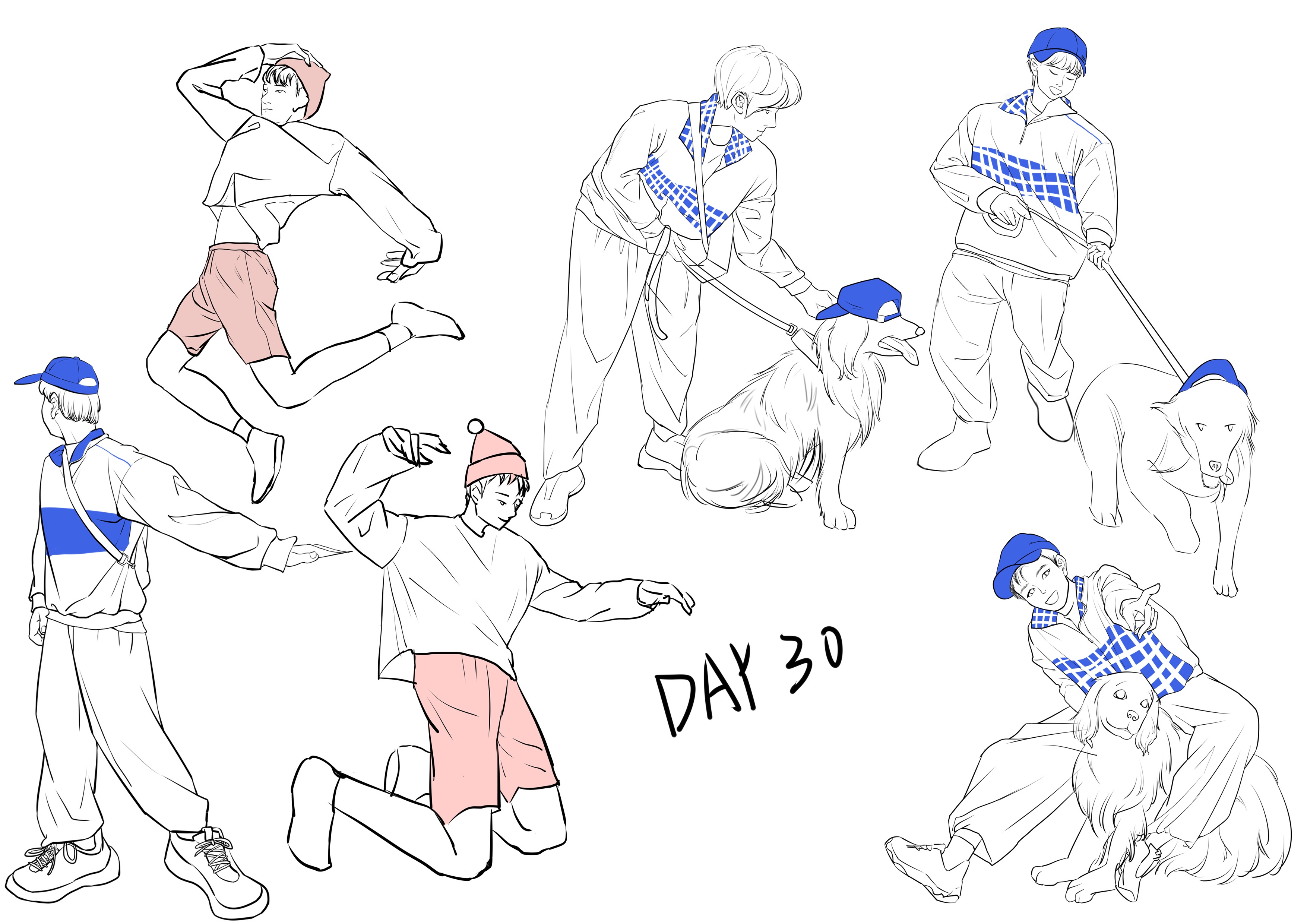 #速写60天挑战赛# day30@速写班长 _普通仙女虫逢-站酷ZCOOL