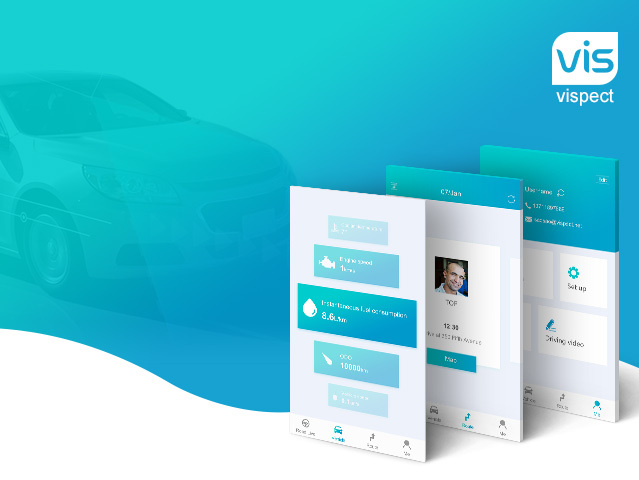 微牌车载系统app/vispect app/ADAS_sao哨-站酷ZCOOL