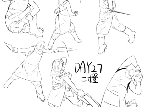 #速写60天挑战赛#DAY27@速写班长_橙二橙二-站酷ZCOOL