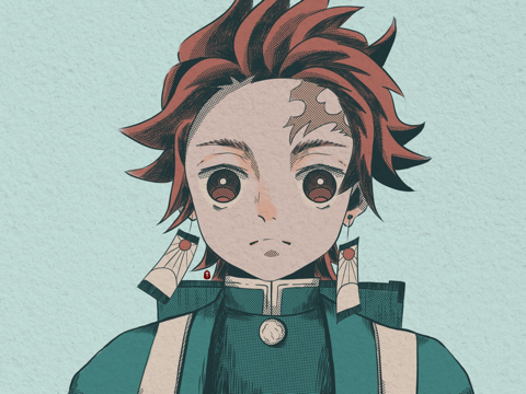 炭治郎_梨谱谱-站酷ZCOOL