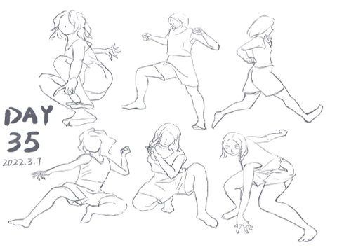 #速写60天挑战赛# day35 @速写班长 _乾黎-站酷ZCOOL