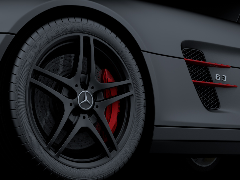 Mercedes SLS AMG-Lancelotlol_Lancelotlol-站酷ZCOOL