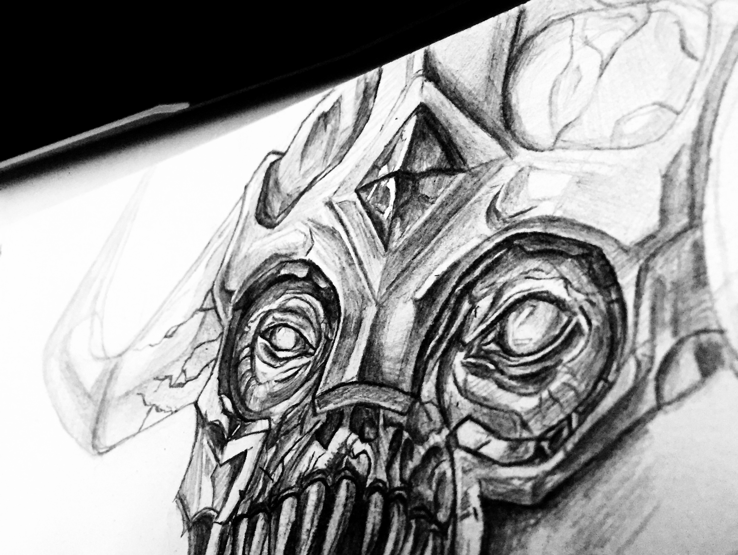 dota2不朽尸王素描_sen357573464-站酷ZCOOL