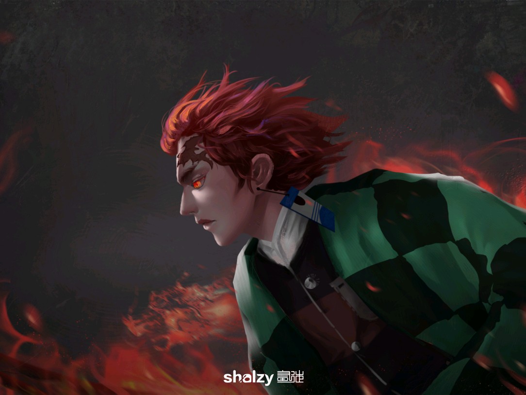 原创鬼灭之刃同人插画_画徒先生-站酷ZCOOL