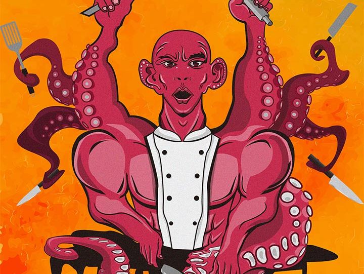 章鱼的苦恼 no more killing 系列_MRJONATHAN-站酷ZCOOL