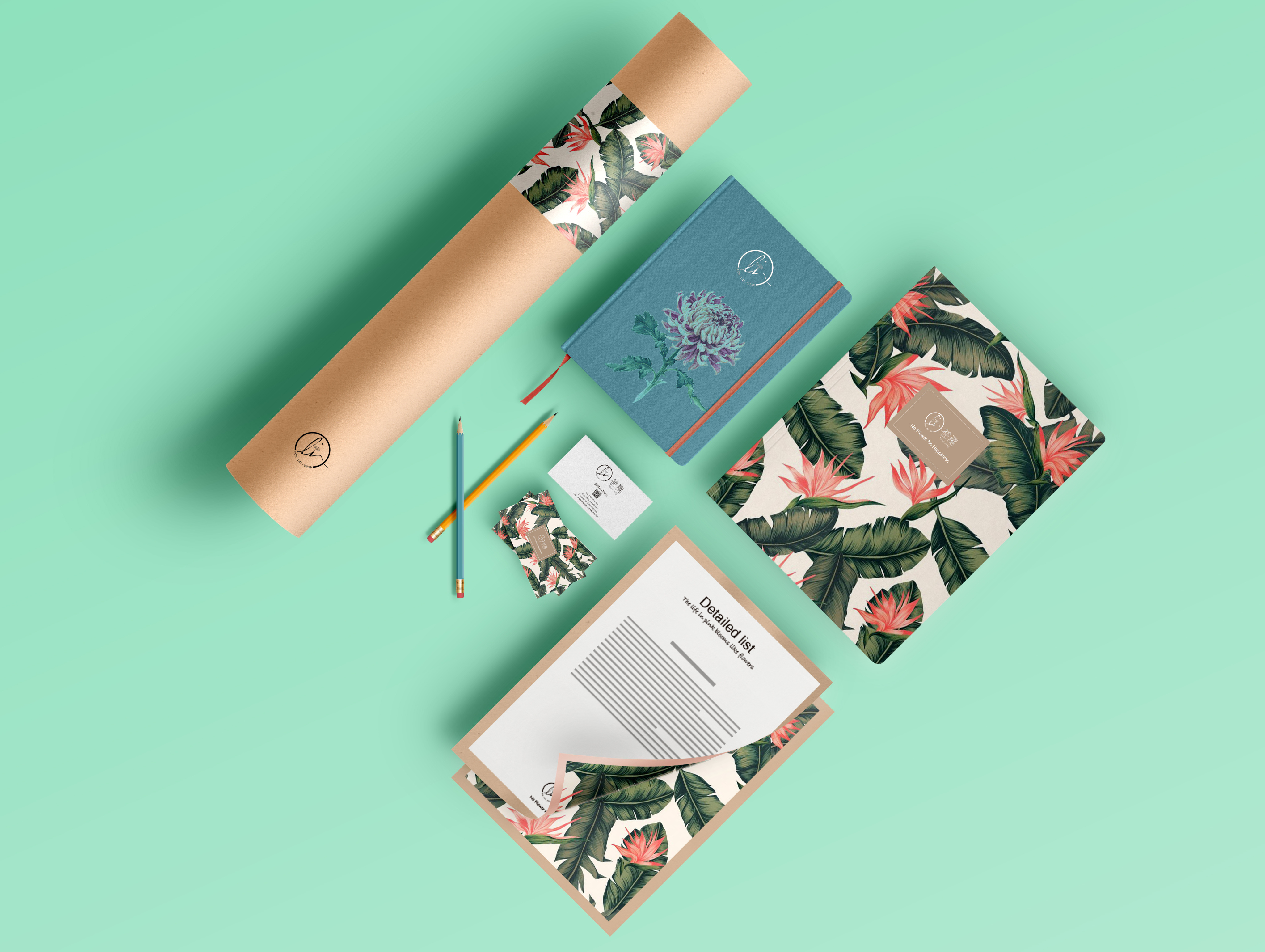 花店VI_黎MouMou-站酷ZCOOL