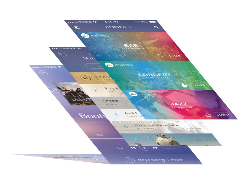 3张音乐界面_UI_Amos_C-站酷ZCOOL