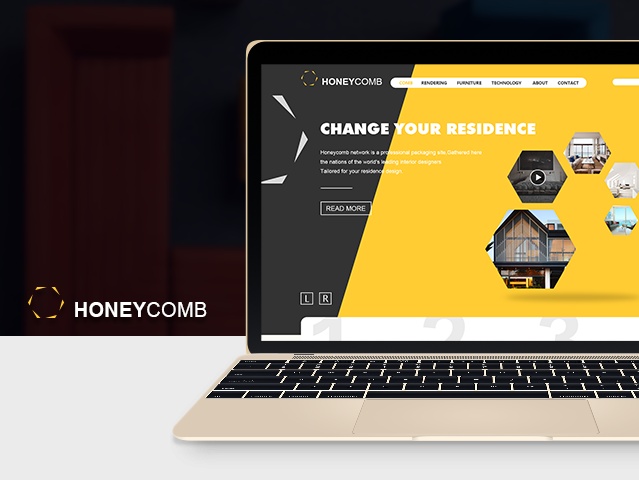 HONEYCOMB WEB DESIGN _Flow_K-站酷ZCOOL