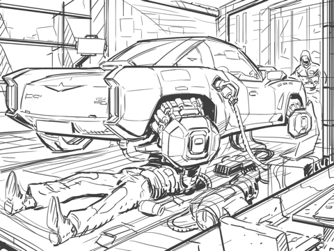 日常习作草图_李小山-站酷ZCOOL