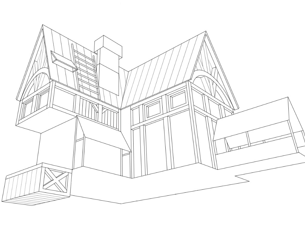 krenz透视课作业_myako-站酷ZCOOL