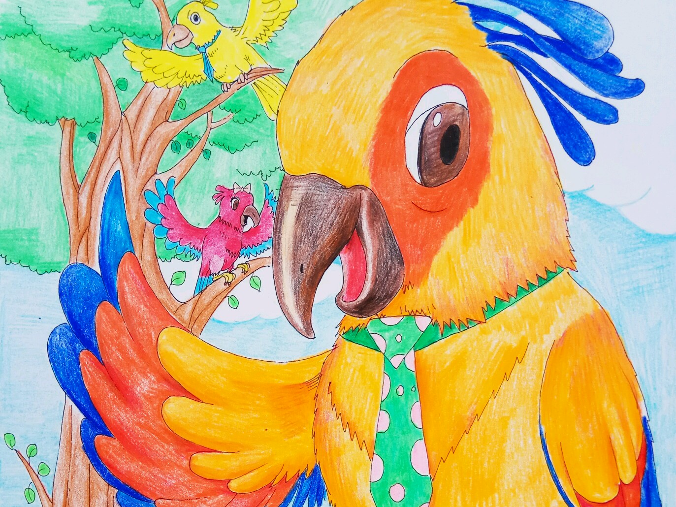 儿童插图练习_Fieryu-站酷ZCOOL