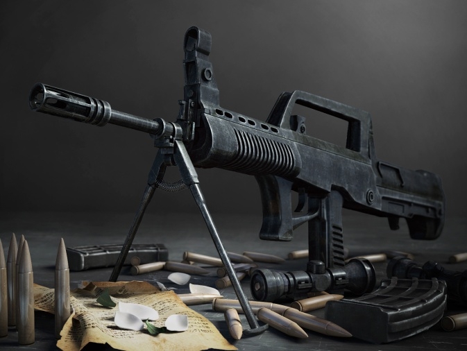 95 gun scenario_黄兵_Earl-站酷ZCOOL