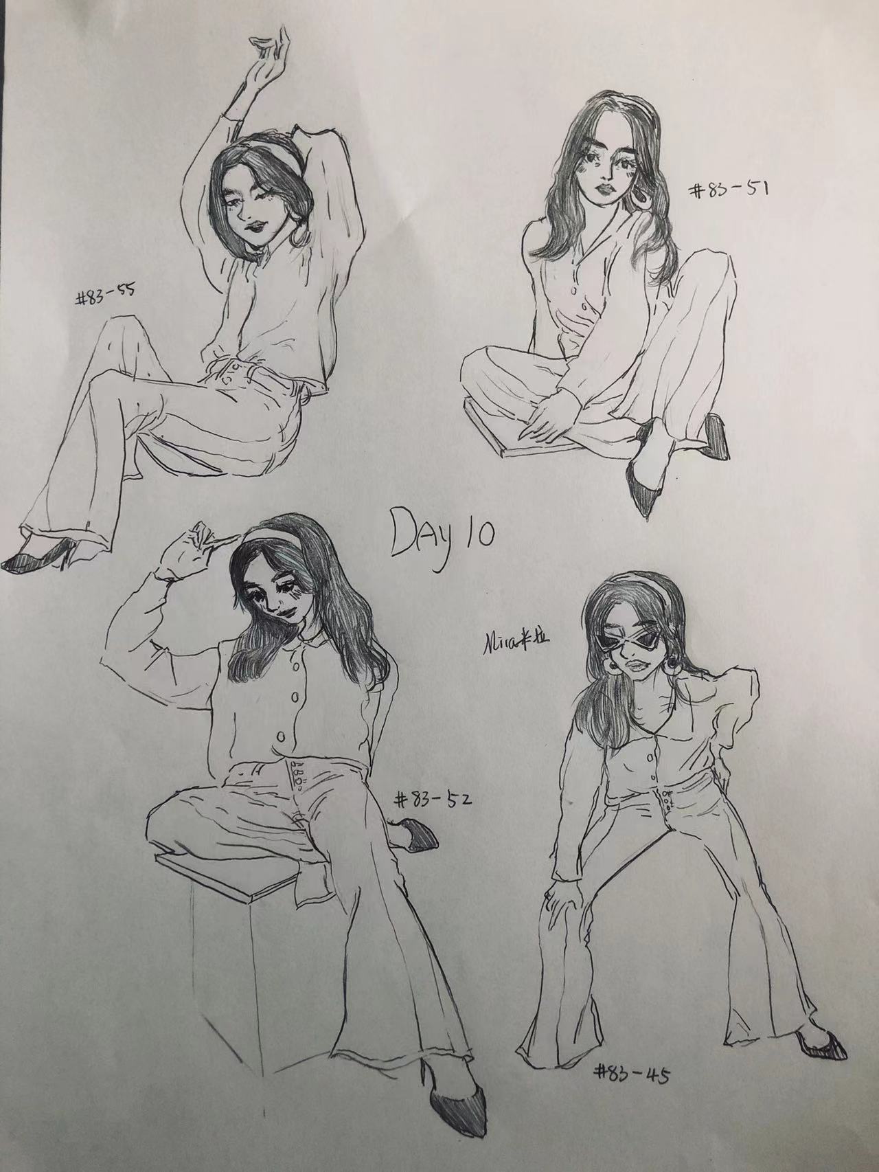 Day10速写练习_Mila米拉o-站酷ZCOOL