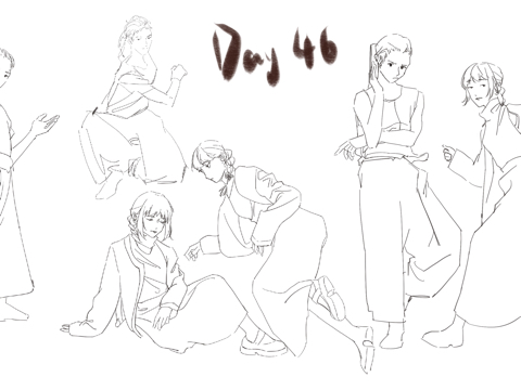 #速写60天挑战赛# @速写班长 day46_ZHIHEEE-站酷ZCOOL