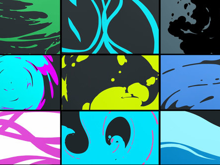 AE模板|卡通2D液体过渡背景炫彩动画排版动态广告综艺_猿文件网官方账号-站酷ZCOOL