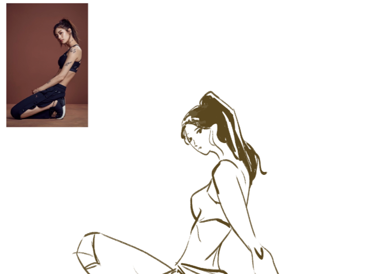 30天速写挑战--day2_一般般蓝-站酷ZCOOL