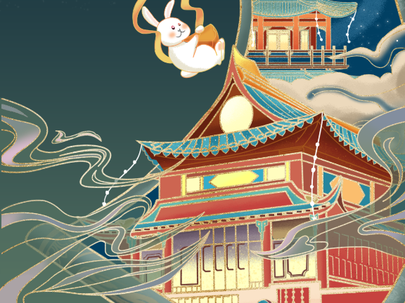 #WOW情满中秋，花好月圆_三叔111-站酷ZCOOL