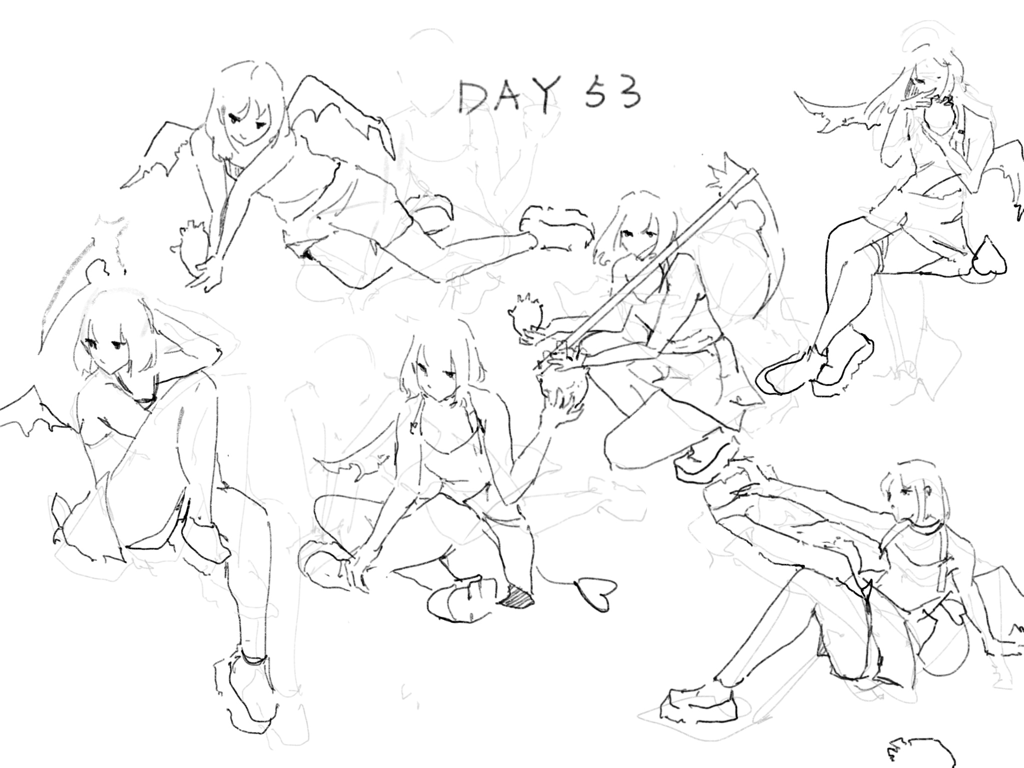 #速写60天挑战赛# day53 @速写班长_鹤汲深巷-站酷ZCOOL