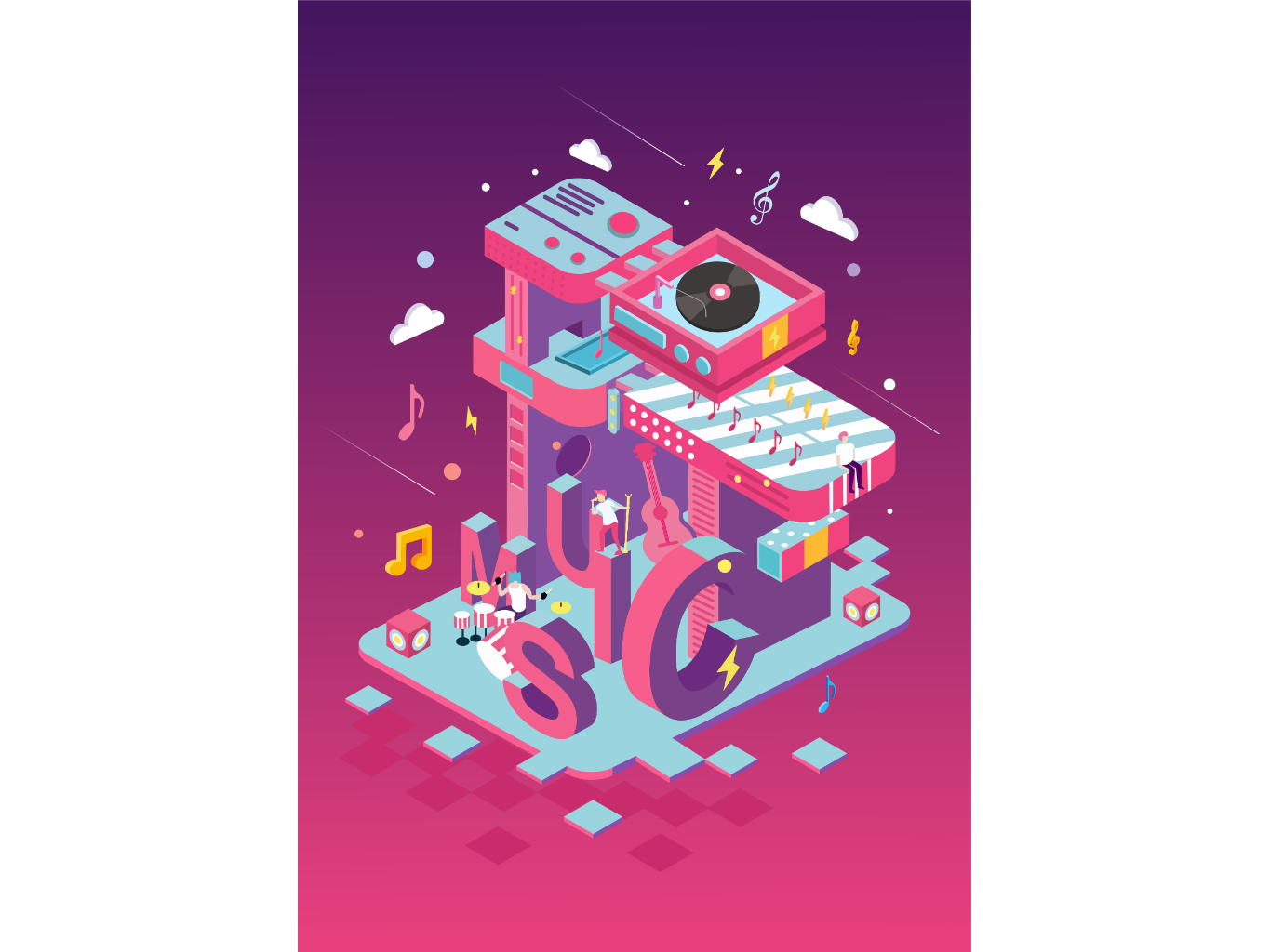 MUSIC_孤独面店-站酷ZCOOL