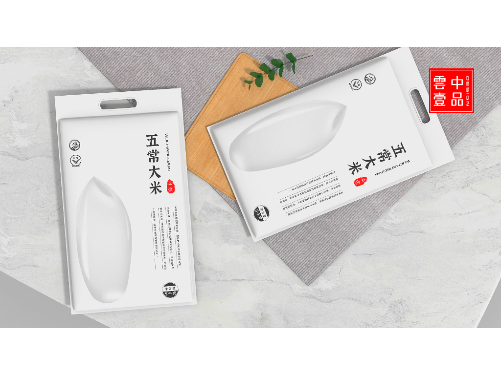 五常大米包装设计案例分享_雲中壹品設計-站酷ZCOOL