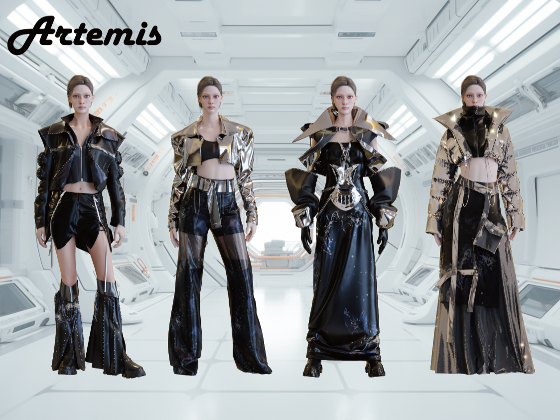 Artemis | 元宇宙数字服装系列走秀_YAYAYAYIYI-站酷ZCOOL