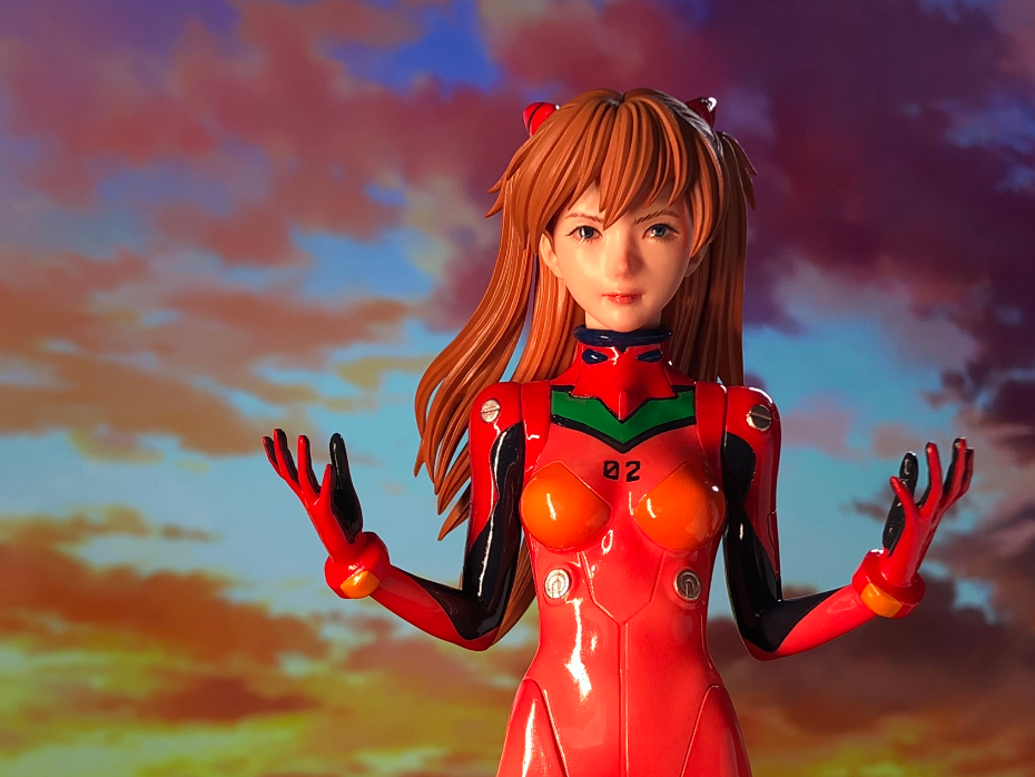 GK 涂装 EVA 新世纪福音战士 明日香_间歇性有趣的黑-站酷ZCOOL