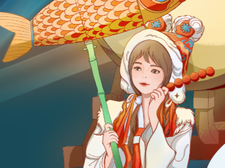 糖葫芦姑娘_是PPY-站酷ZCOOL