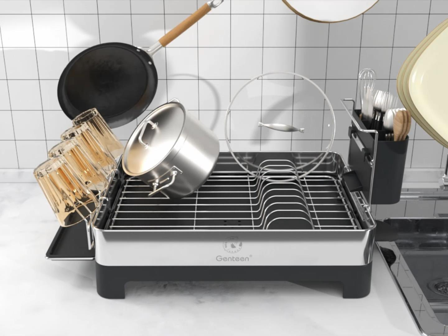 记录 碗碟架三维动画渲染制作_馬鹿-站酷ZCOOL