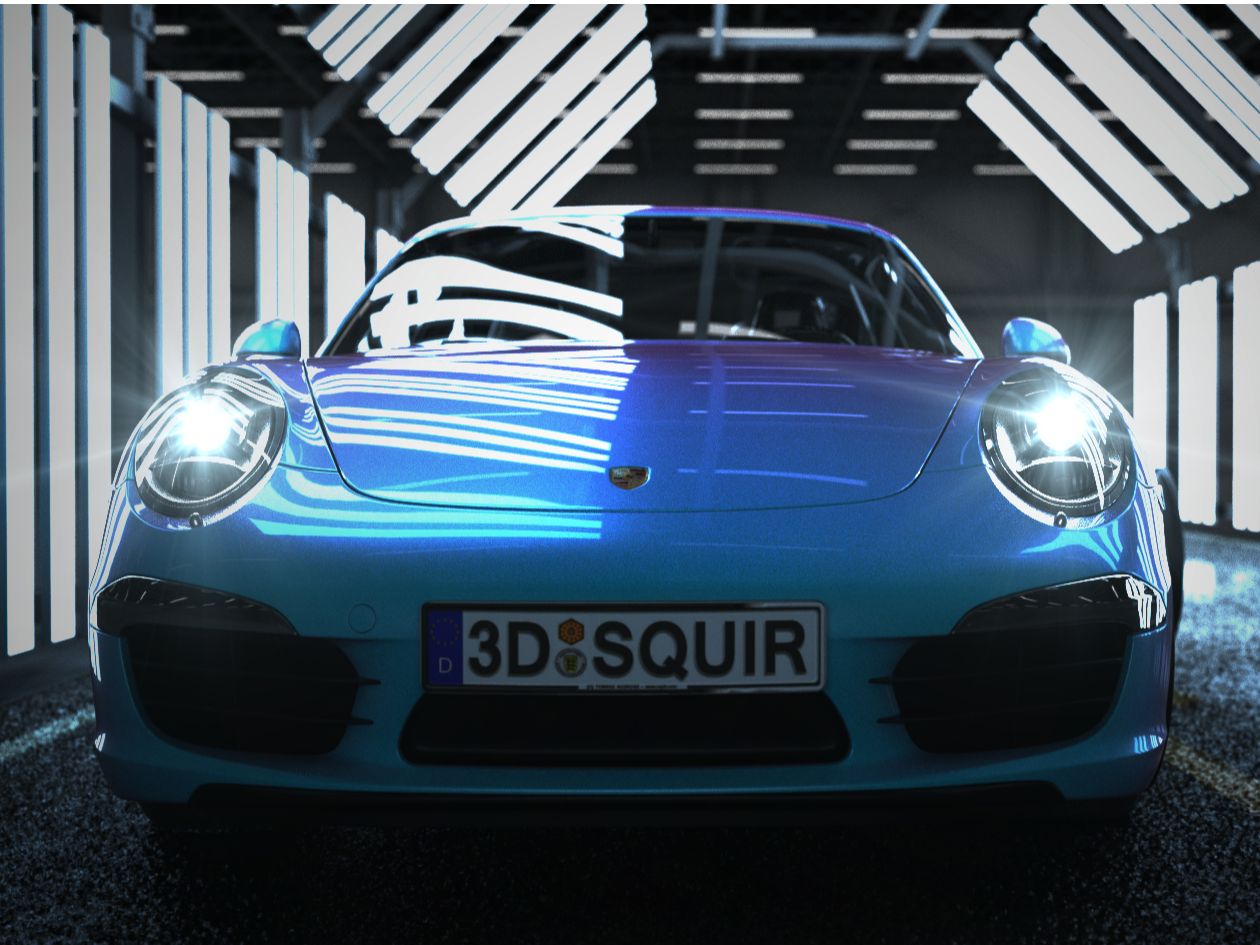 汽车渲染（保时捷911）_司不涣-站酷ZCOOL