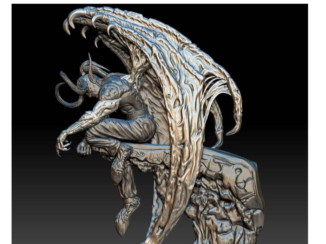 WOW-伊利丹手办_羿明-站酷ZCOOL