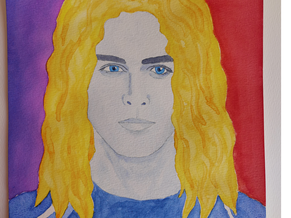 《一个外星人》水彩画_good_dennis-站酷ZCOOL