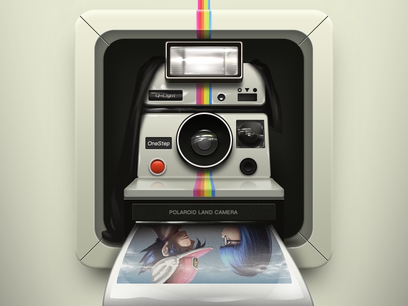 宝丽来相机--重新做了一些展示_Li李-站酷ZCOOL