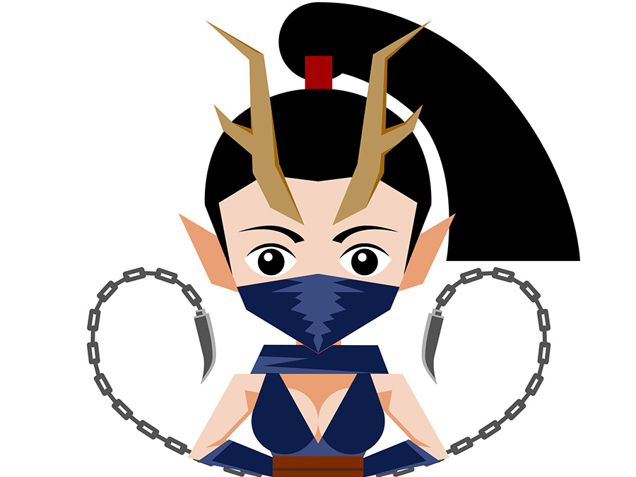 斗战神职业扁平化Q版设计_园儿Janet-站酷ZCOOL