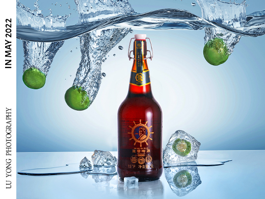 领航者风范蓝带啤酒1L纪念版 | Mr.L photography_陆三岁-站酷ZCOOL