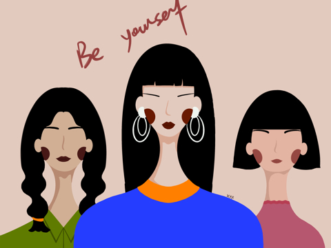 Be yourself_奥利奥不奥-站酷ZCOOL