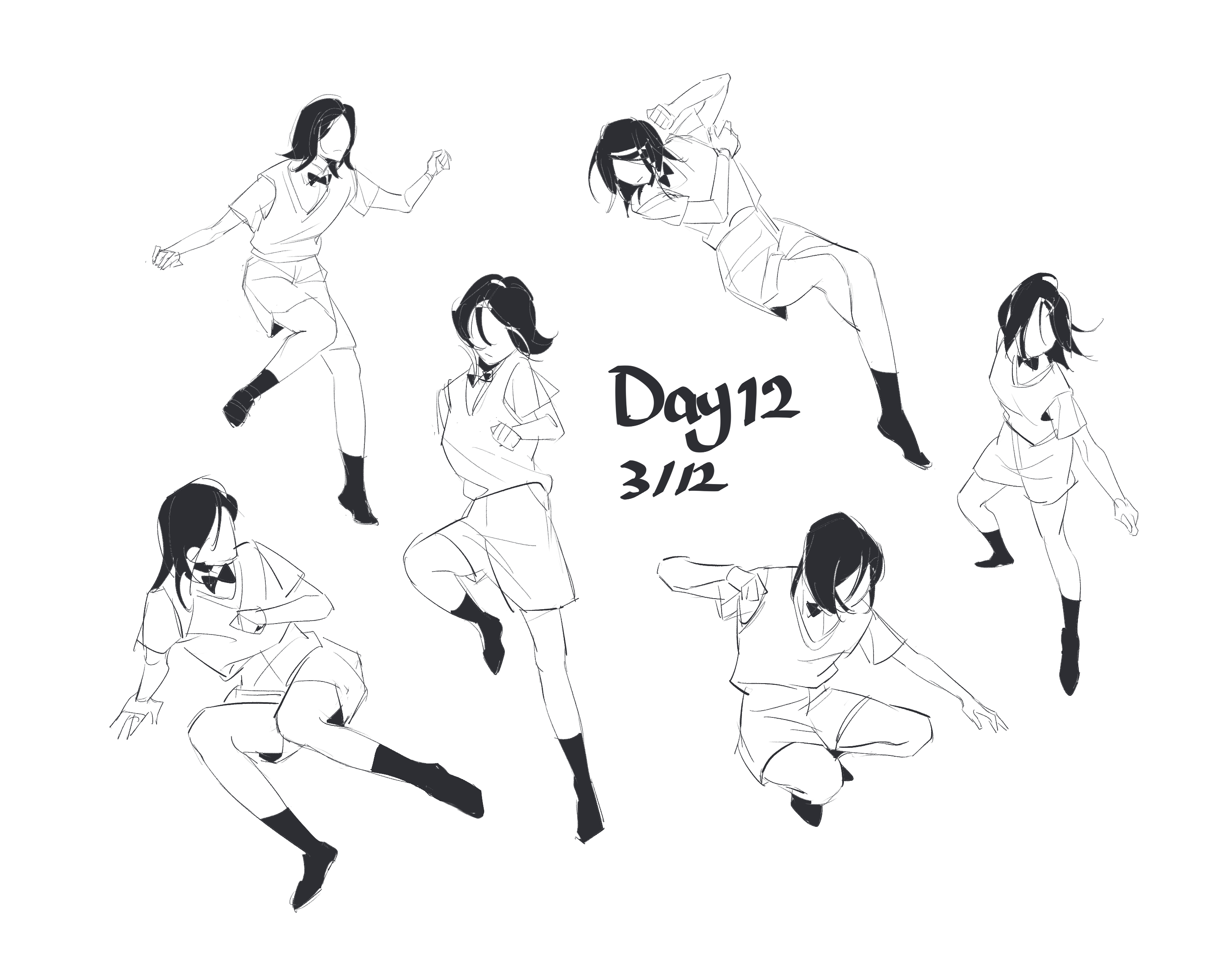 #速写60天挑战赛 d12@速写班长 _漠三莫-站酷ZCOOL