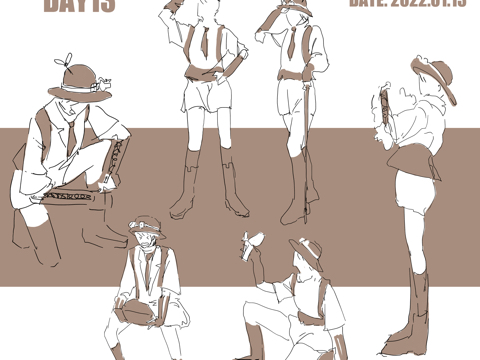 速写班长九期Day13_小小_sai-站酷ZCOOL