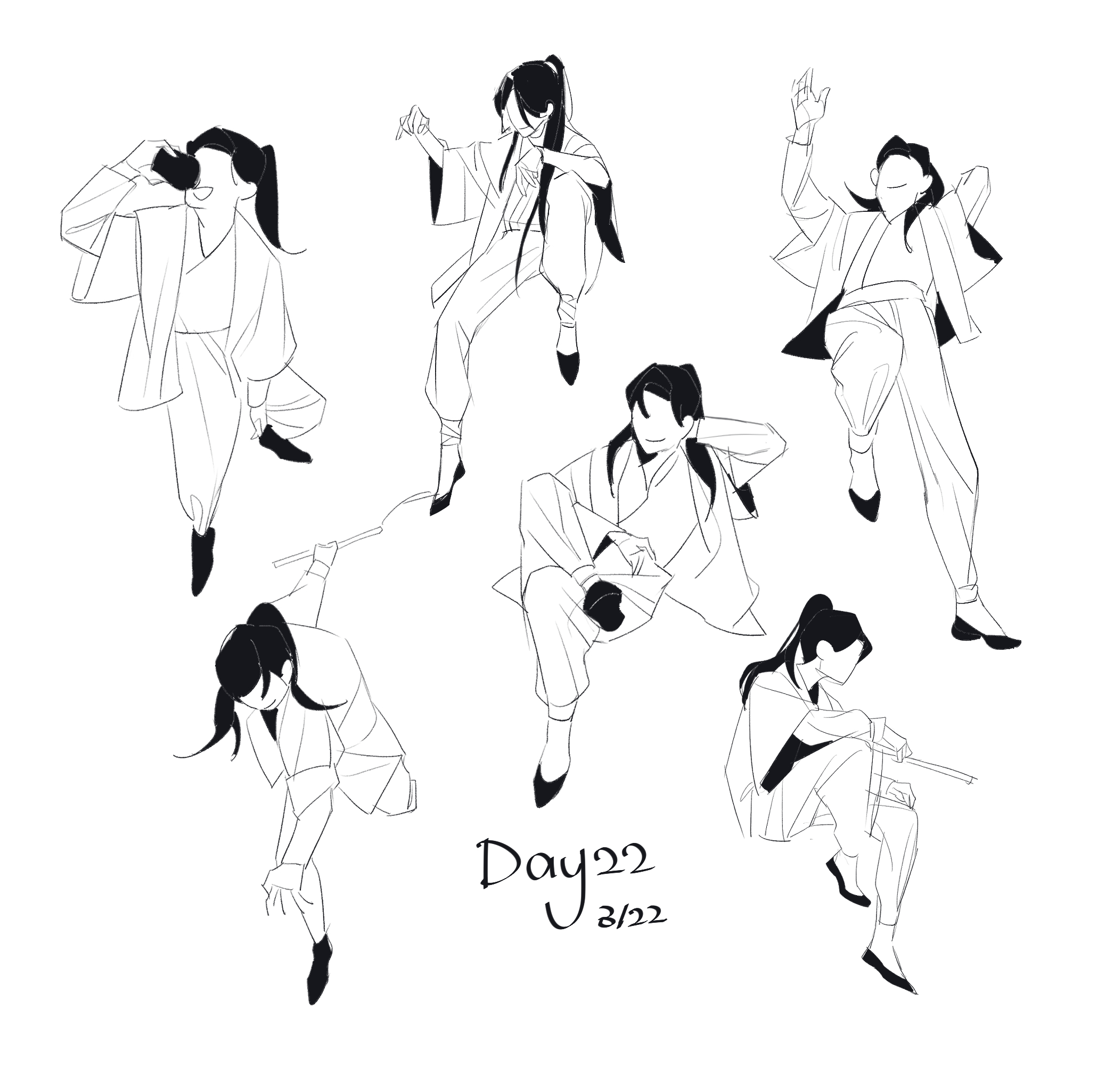 #速写60天挑战赛 d22 @速写班长_漠三莫-站酷ZCOOL