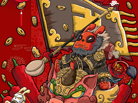 嗨兔过年_kevinro-站酷ZCOOL