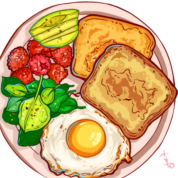 sai2丨美食系列丨第一次打卡_敢敢不憨-站酷ZCOOL