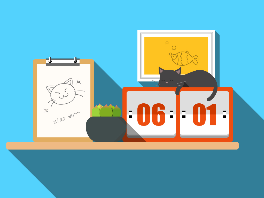 扁平化壁纸_Divik_Wu-站酷ZCOOL