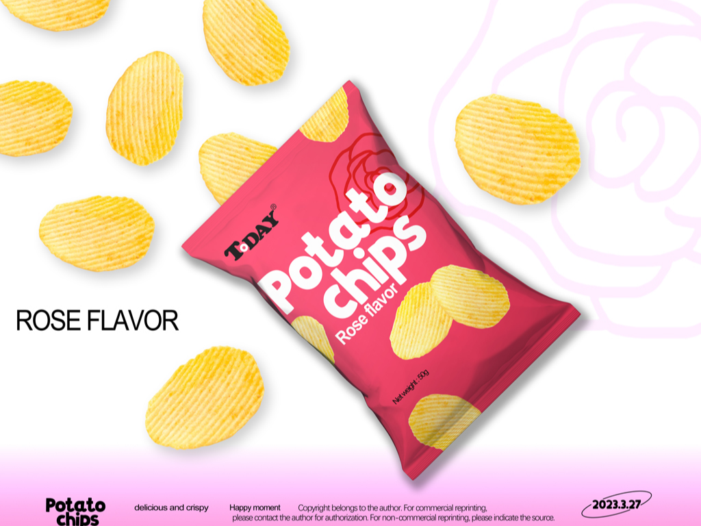 薯片包装 Package Design Potato chips _插画师caca-站酷ZCOOL