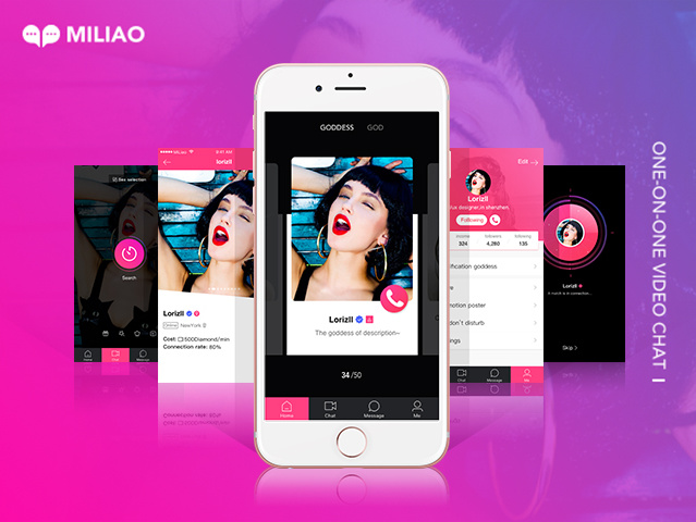 MILIAO移动视频聊天APP项目UI设计总结_Lori_zll-站酷ZCOOL