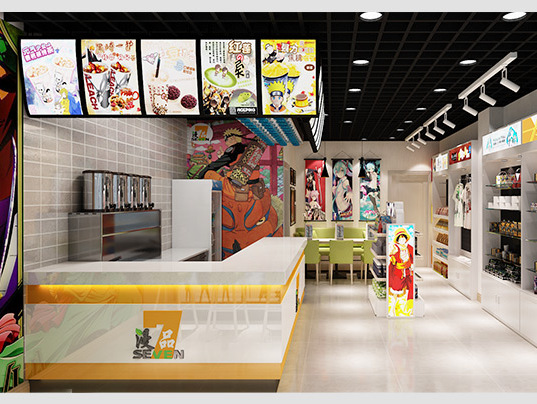 77漫品动漫奶茶店_77动漫acg-站酷ZCOOL