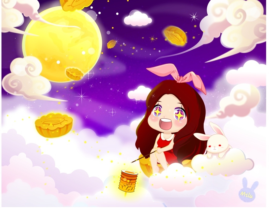 又一年中秋节~_米路milu-站酷ZCOOL