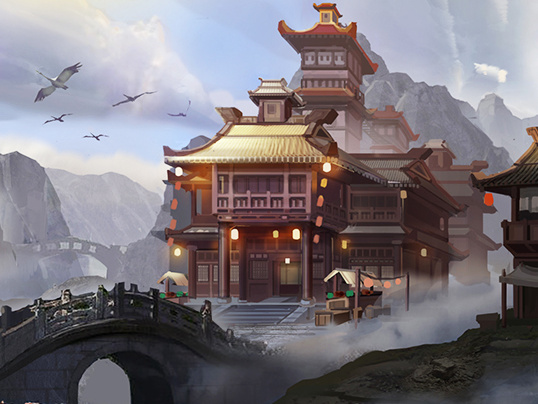 古朴风格场景界面_June__SIX-站酷ZCOOL