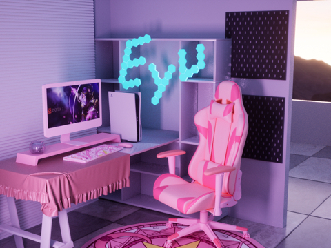 摸鱼电竞房_EyU淳淳-站酷ZCOOL