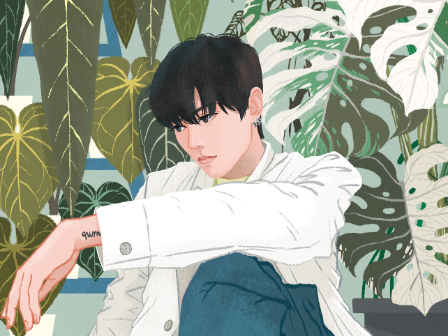 插画人像_哒哒Ray-站酷ZCOOL